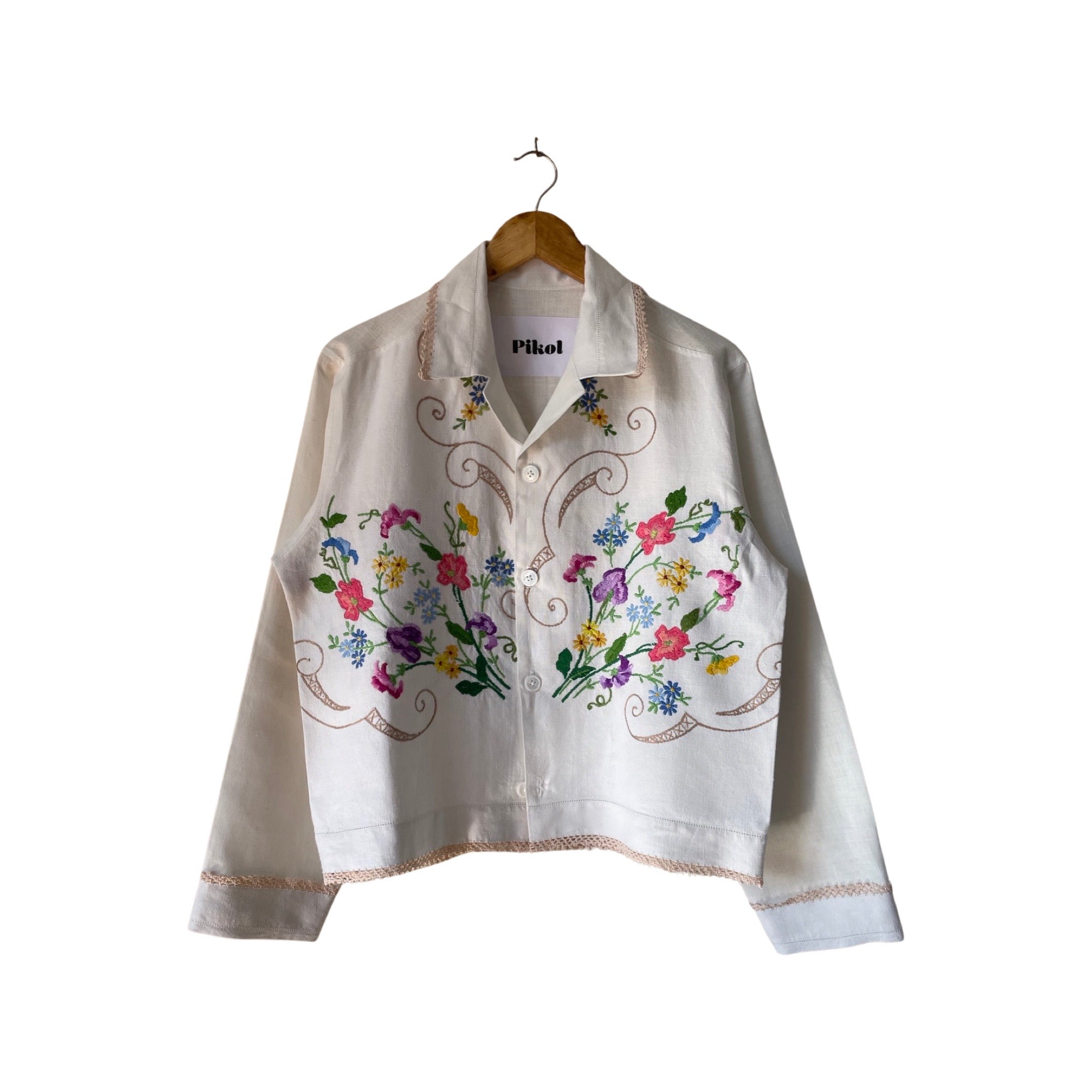 Antique Cropped Floral – pikolclothing